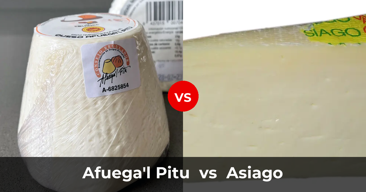 Afuega'l Pitu vs Asiago: What's the Difference? - AnyCheese