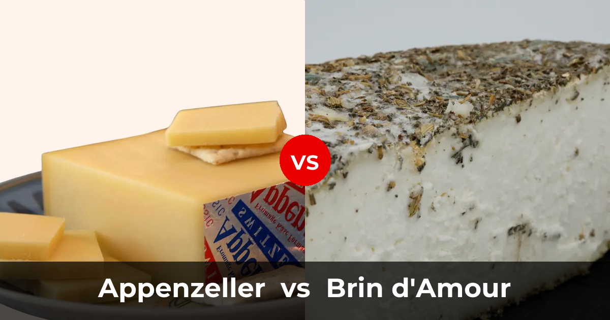 Appenzeller Cheese vs Brin d'Amour Cheese: What's the Difference ...