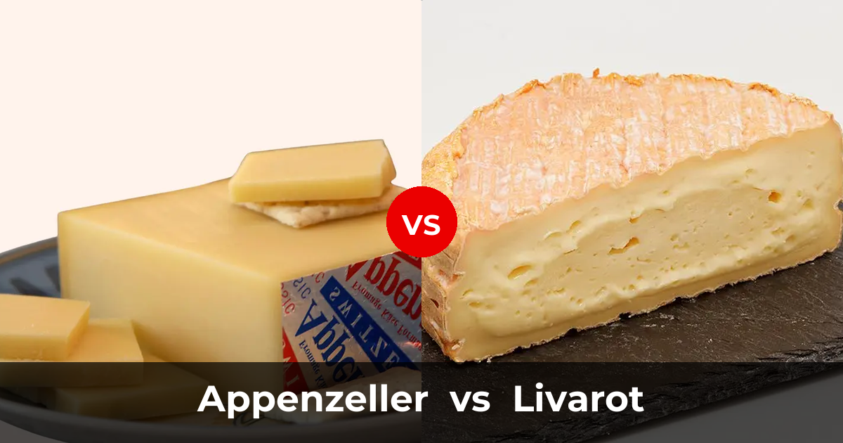 Appenzeller vs Livarot: What's the Difference? - AnyCheese