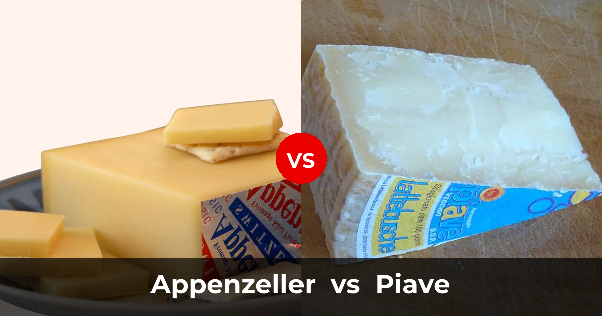 Appenzeller vs Piave: What's the Difference? - AnyCheese