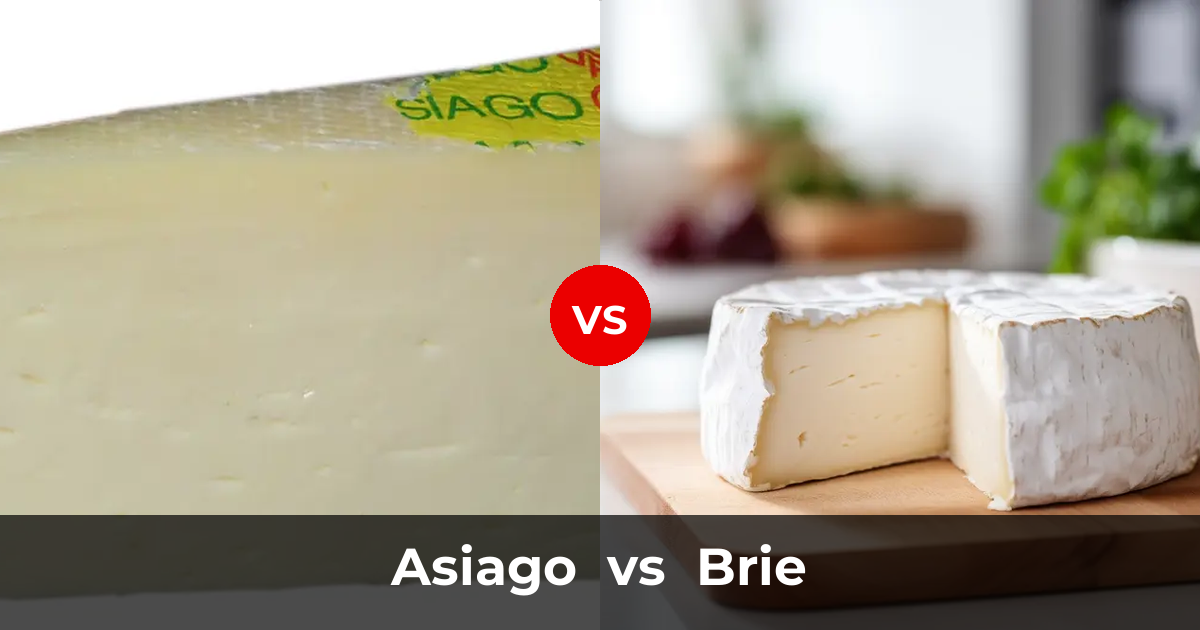Asiago Cheese vs Brie Cheese: What's the Difference? | Taste, Texture ...