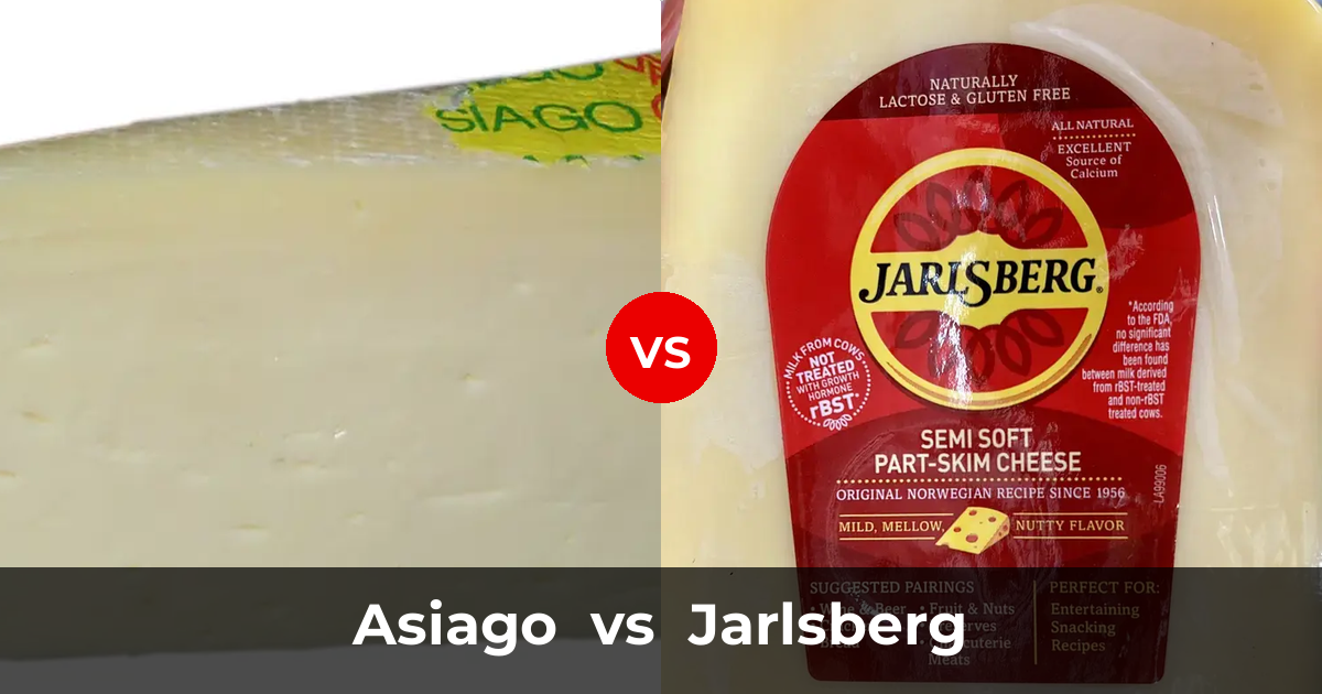 Asiago Cheese vs Jarlsberg Cheese: What's the Difference? | Taste ...