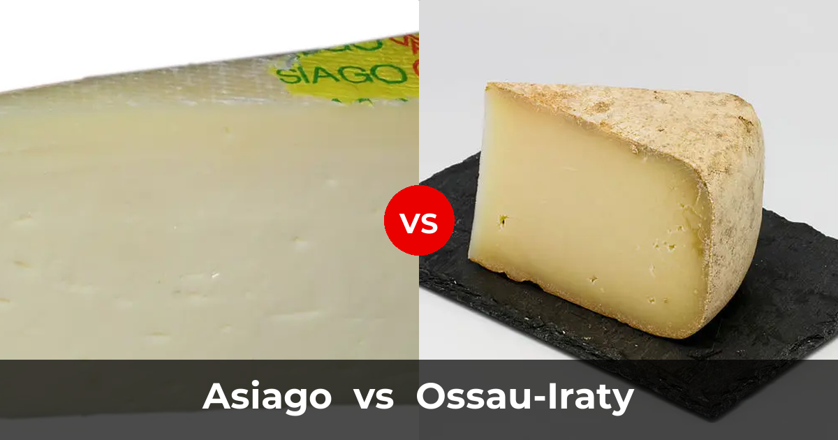 Asiago vs Ossau-Iraty: What's the Difference? - AnyCheese