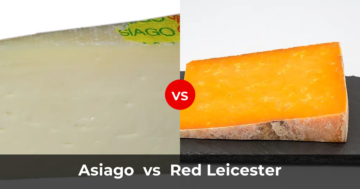 Asiago Cheese vs Red Leicester Cheese: What's the Difference? | Taste ...