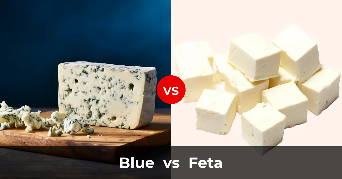 Blue Cheese vs Feta Cheese: What's the Difference? | Taste, Texture ...