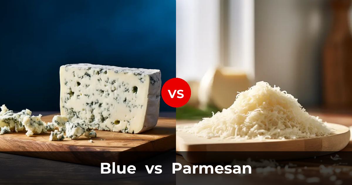 Blue vs Parmesan: What's the Difference? - AnyCheese