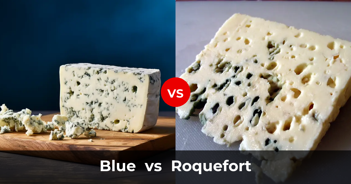 Blue Vs Roquefort Differences Texture Taste Uses Anycheese