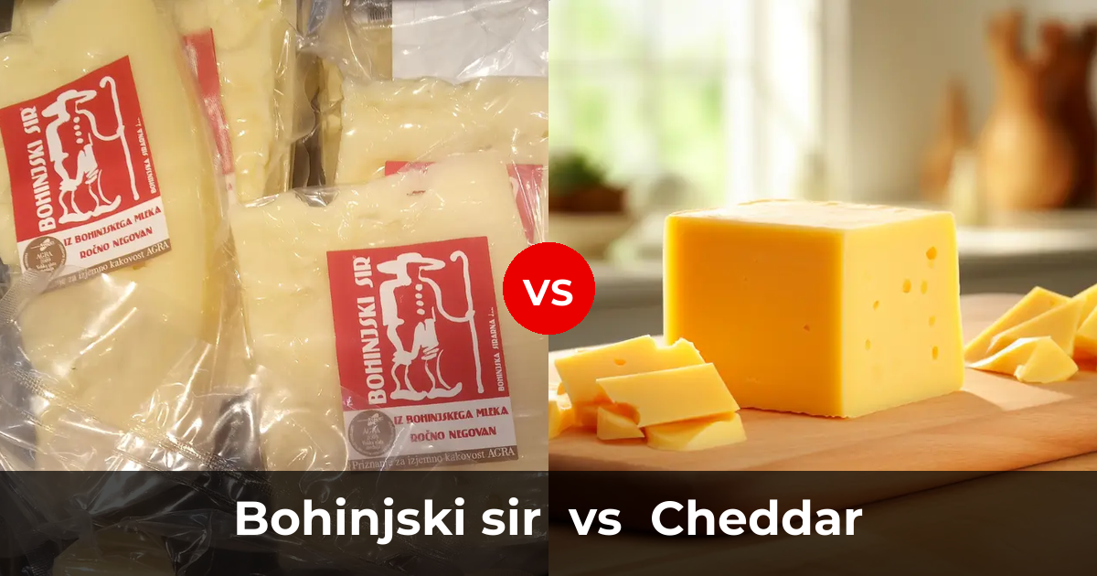 Bohinjski sir vs Cheddar: What's the Difference? - AnyCheese