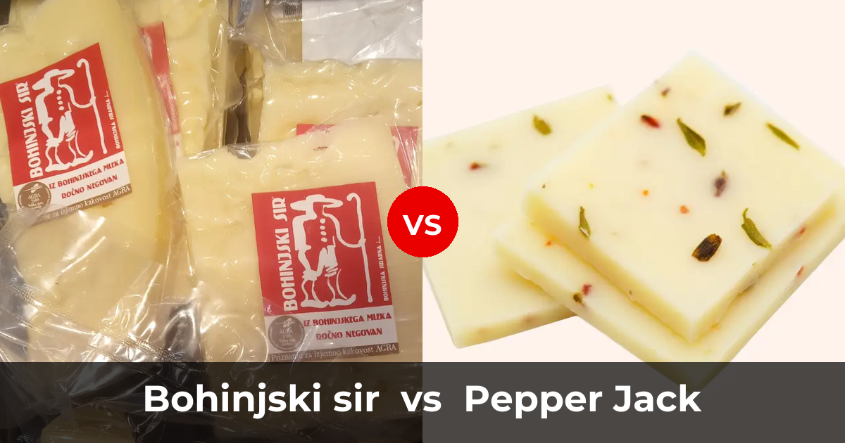 Bohinjski sir Cheese vs Pepper Jack Cheese: What's the Difference ...