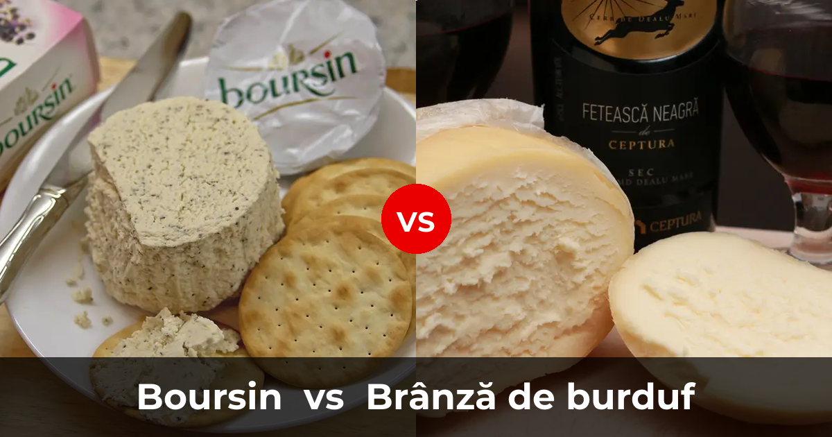 Boursin vs Brânză de burduf: What's the Difference? - AnyCheese