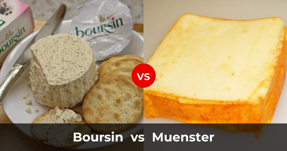 Boursin Cheese vs Muenster Cheese: What's the Difference? | Taste ...