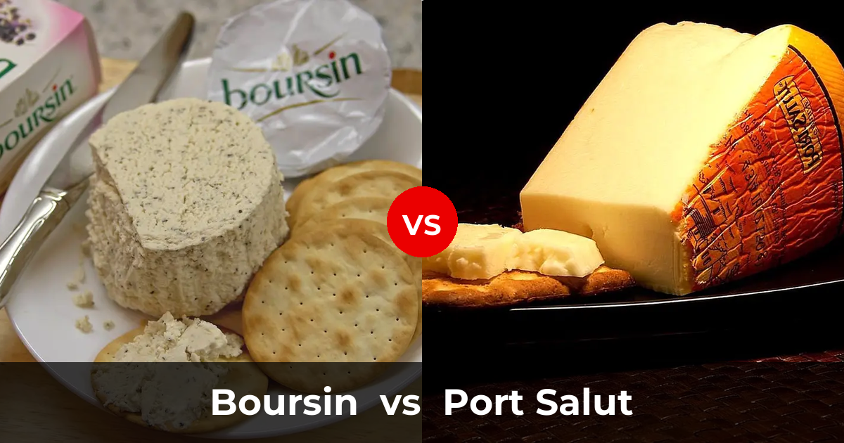 Boursin vs Port Salut: What's the Difference? - AnyCheese