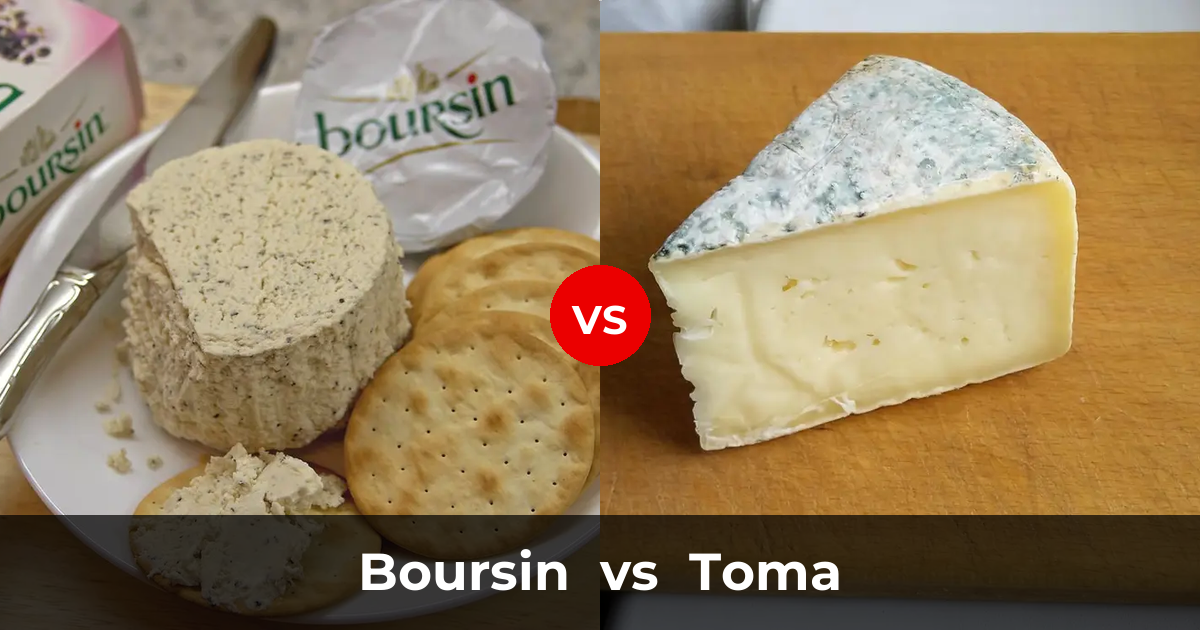 Boursin Cheese vs Toma Cheese: What's the Difference? | Taste, Texture ...