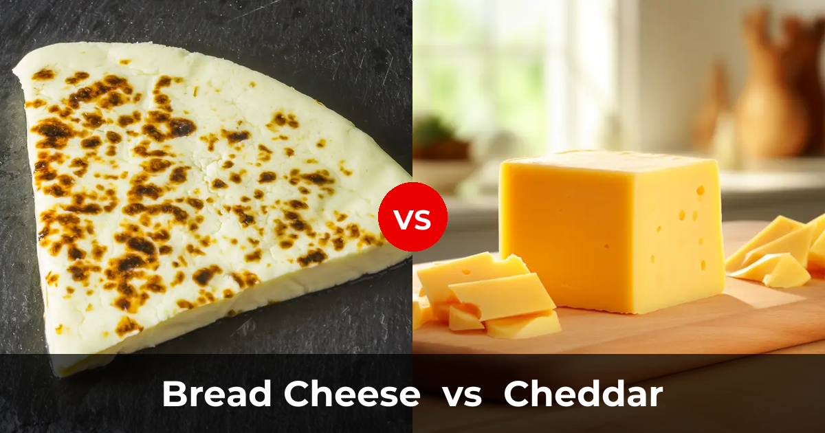 Bread Cheese vs Cheddar Cheese: What's the Difference? | Taste, Texture ...