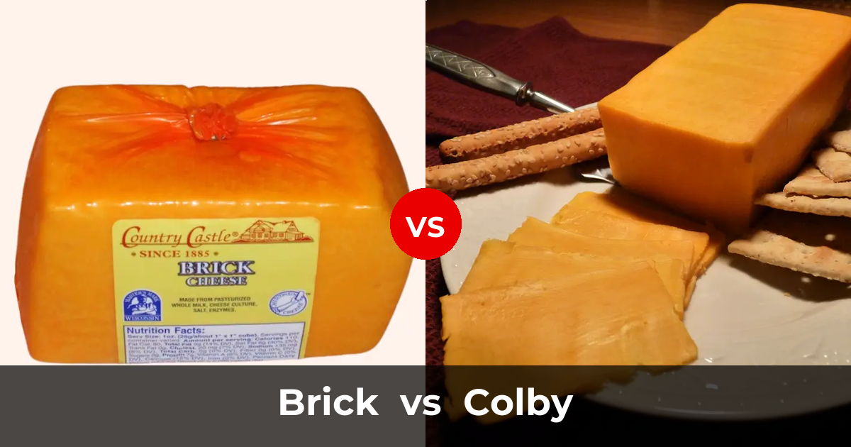 Brick Cheese vs Colby Cheese: What's the Difference? | Taste, Texture ...