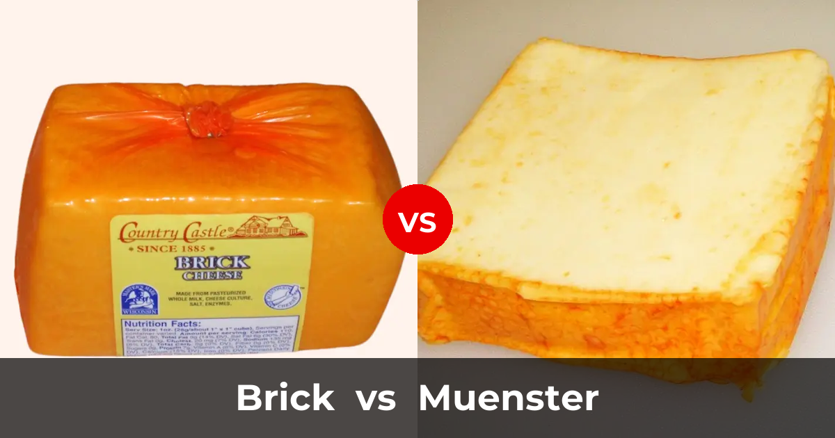 Brick Cheese vs Muenster Cheese: What's the Difference? | Taste ...