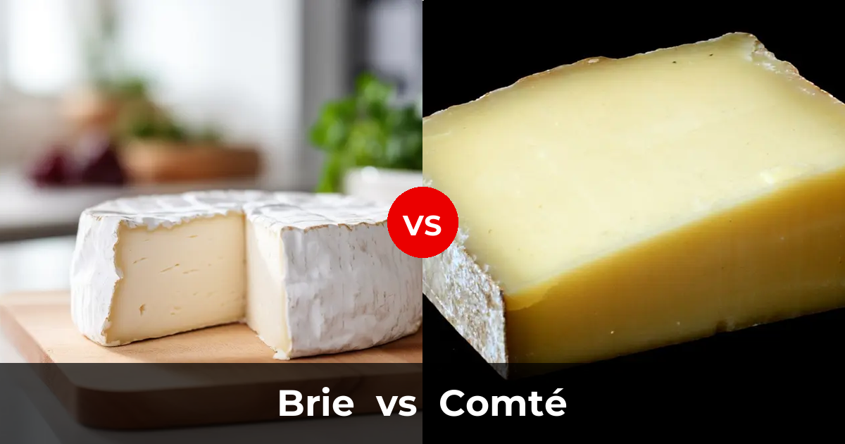 Brie vs Comté: What's the Difference? - AnyCheese