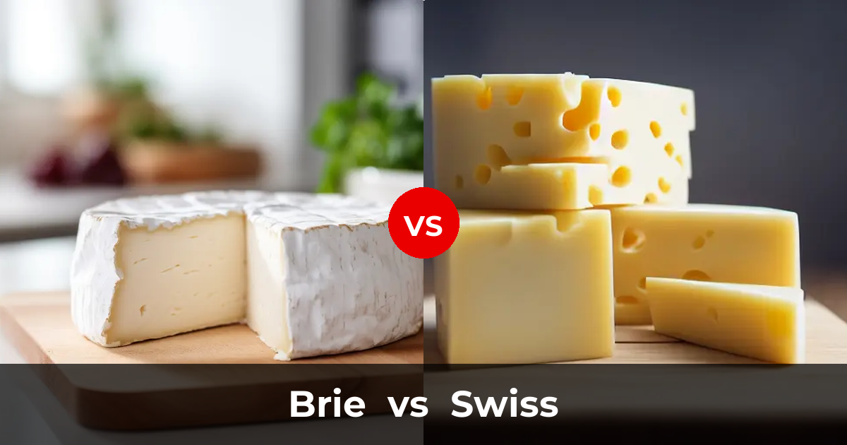 Brie Cheese vs Swiss Cheese: What's the Difference? | Taste, Texture ...