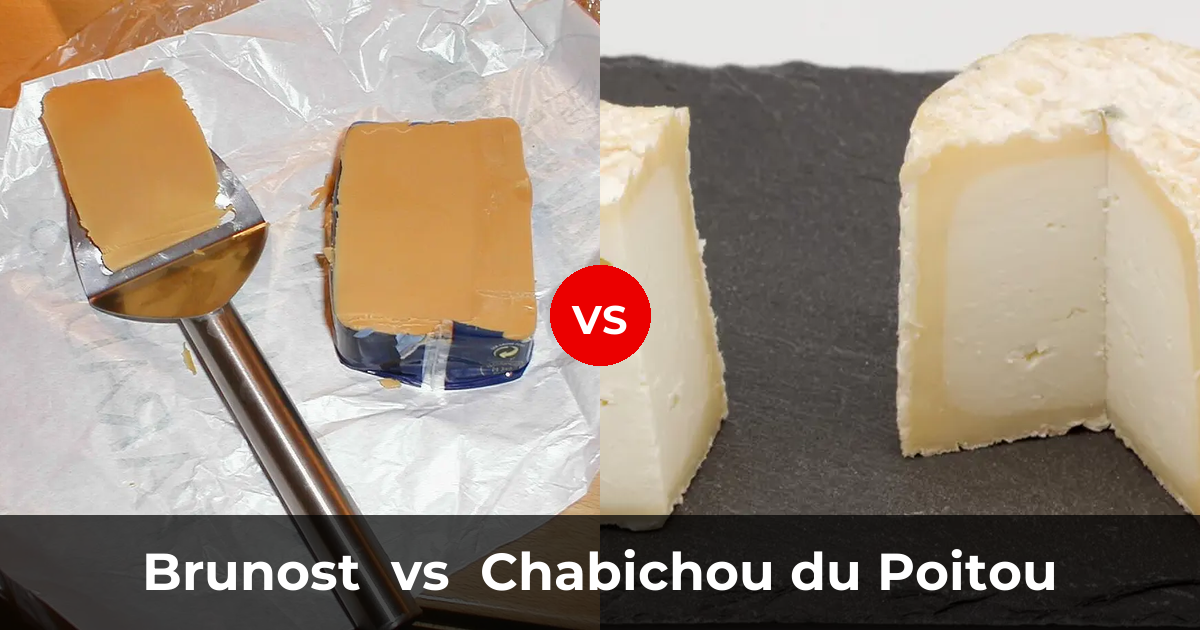 Brunost vs Chabichou du Poitou: What's the Difference? - AnyCheese