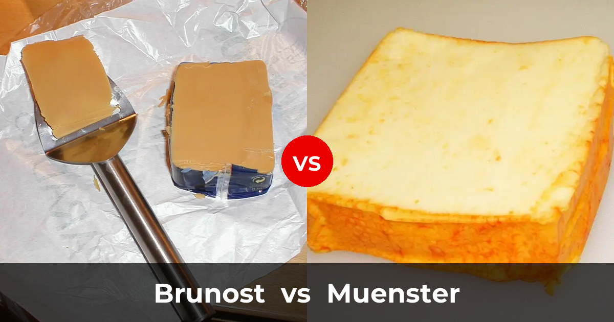 Brunost vs Muenster: What's the Difference? - AnyCheese