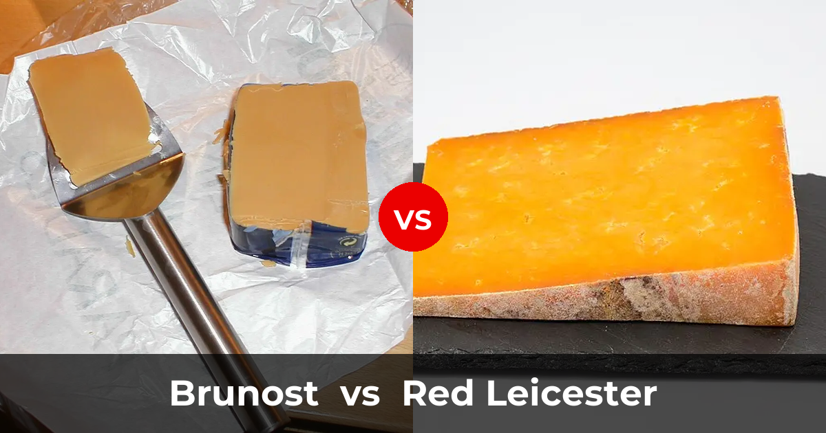 Brunost Cheese vs Red Leicester Cheese: What's the Difference? | Taste ...