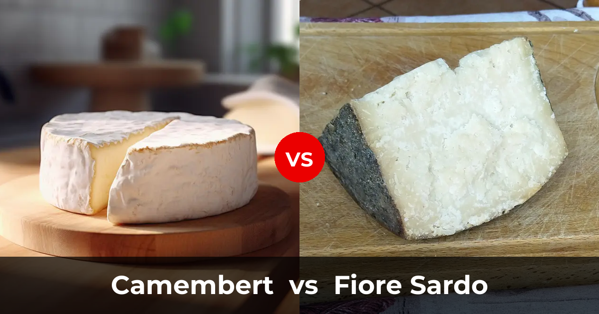 Camembert Cheese vs Fiore Sardo Cheese: What's the Difference? | Taste ...