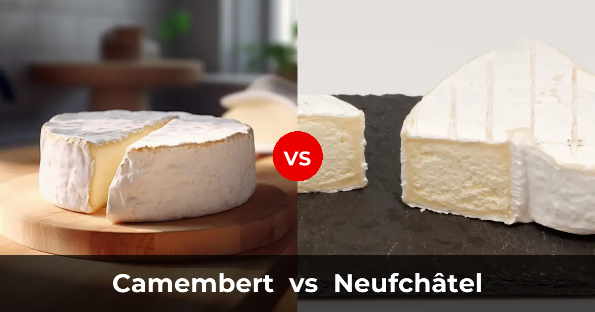 Camembert vs Neufchâtel: What's the Difference? - AnyCheese