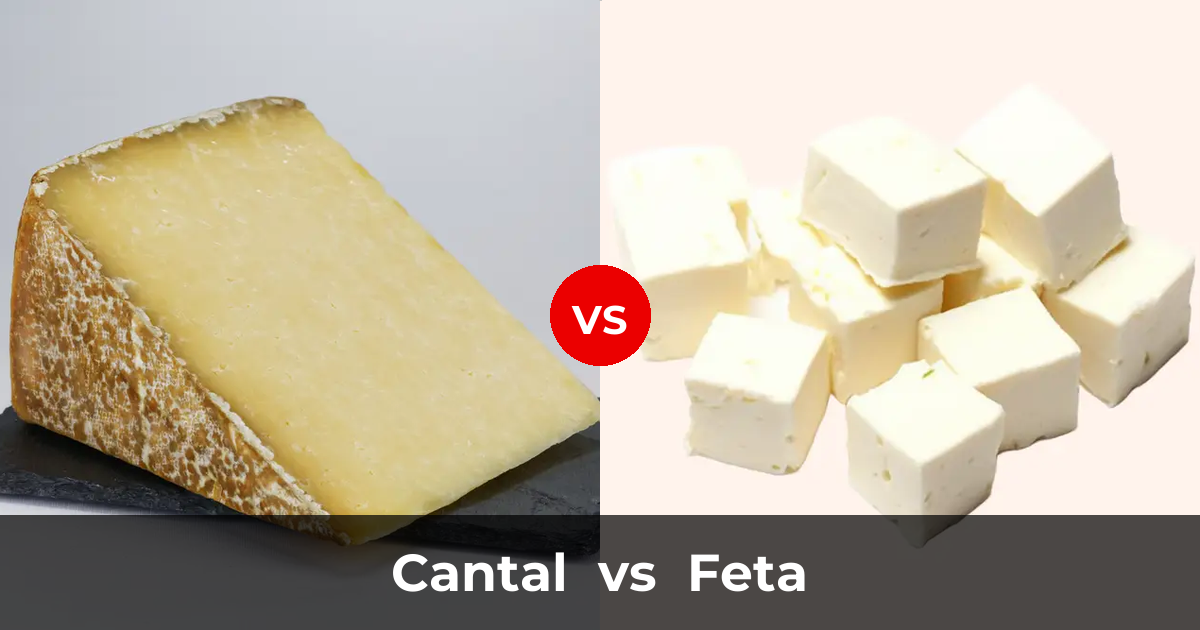 Cantal vs Feta: What's the Difference? - AnyCheese