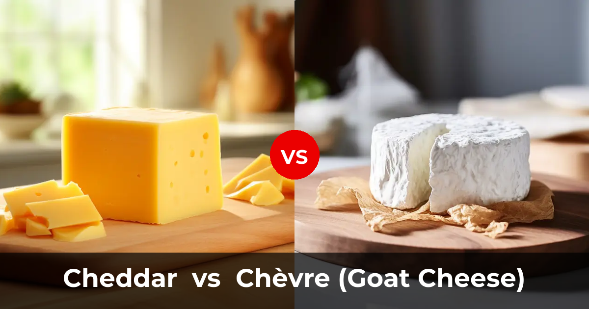 Cheddar Cheese vs Chèvre (Goat Cheese): What's the Difference? | Taste ...