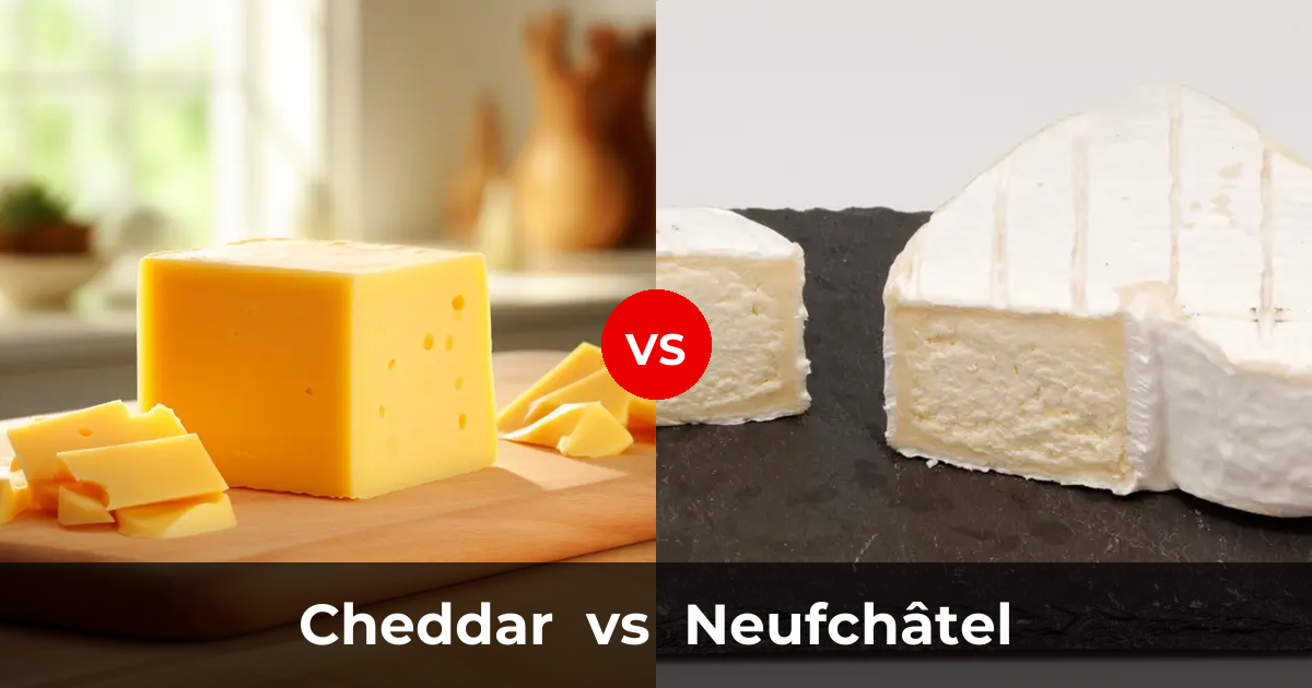 Cheddar Cheese vs Neufchâtel Cheese: What's the Difference? | Taste ...