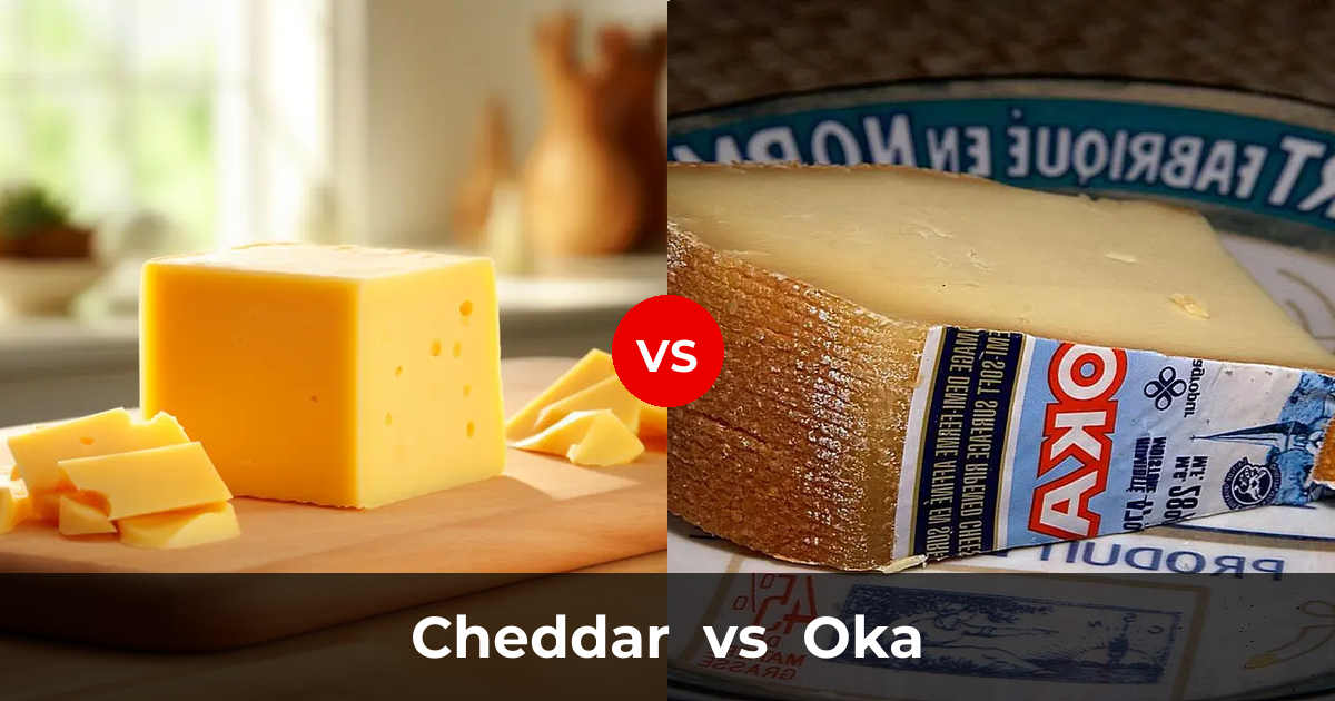 Cheddar Cheese vs Oka Cheese: What's the Difference? | Taste, Texture ...