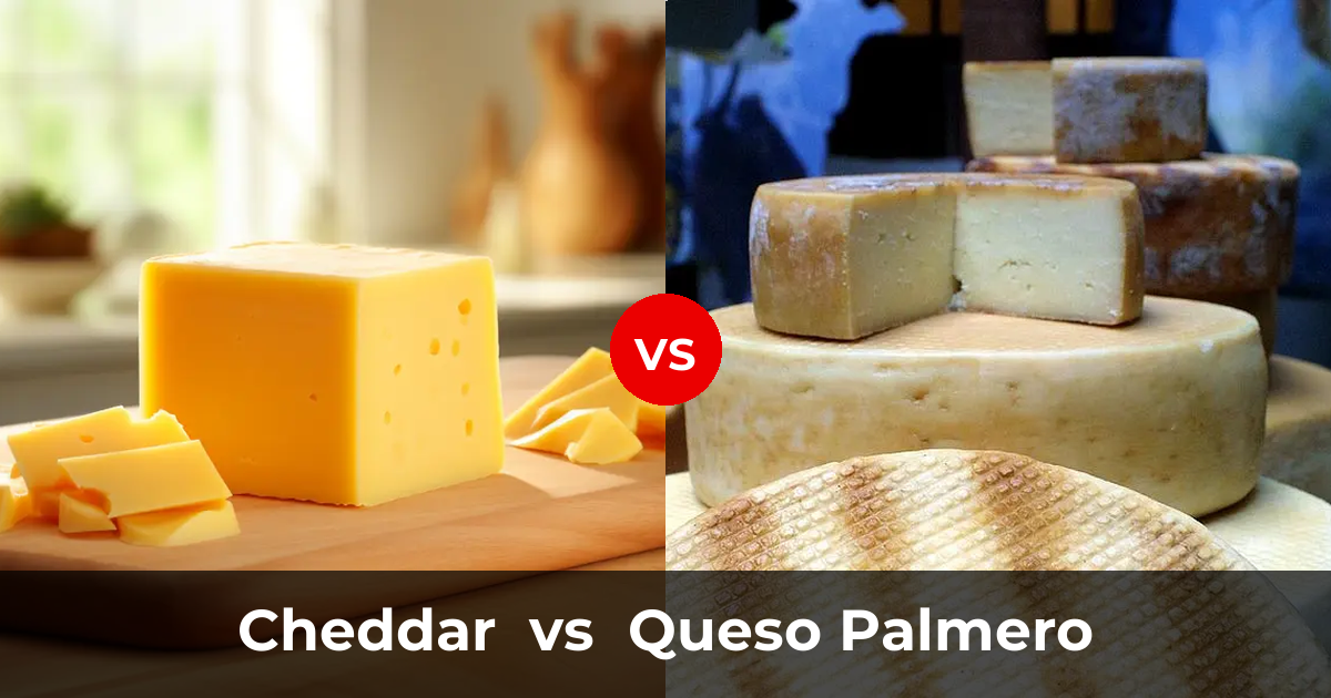 Cheddar Cheese vs Queso Palmero: What's the Difference? | Taste ...