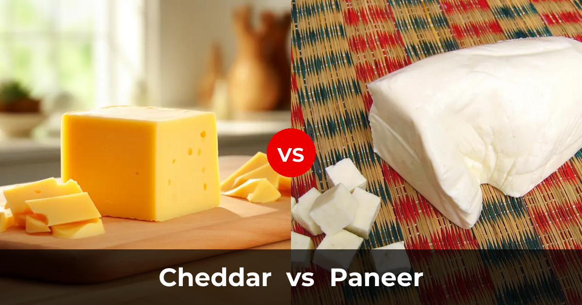Cheddar Cheese vs Paneer Cheese: What's the Difference? | Taste ...