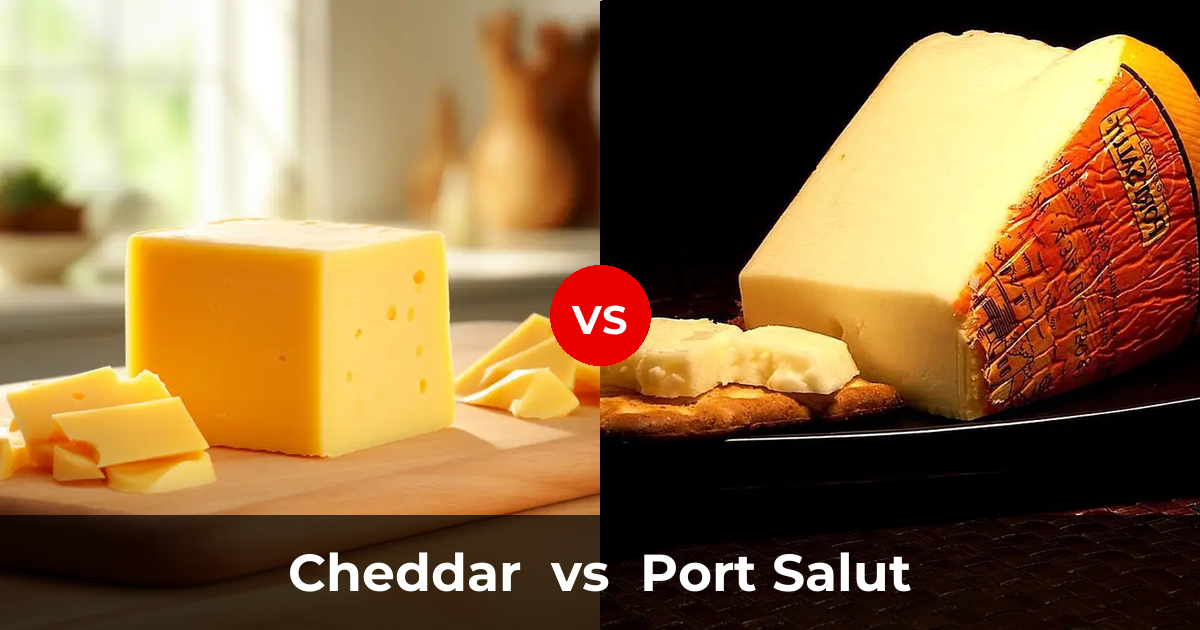 Cheddar vs Port Salut: What's the Difference? - AnyCheese