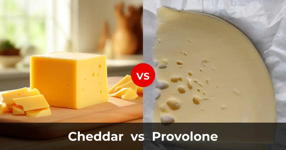 Cheddar vs Provolone: What's the Difference? - AnyCheese