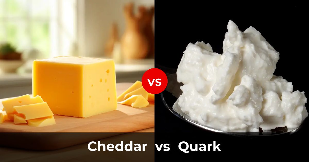 Cheddar Cheese vs Quark Cheese: What's the Difference? | Taste, Texture ...