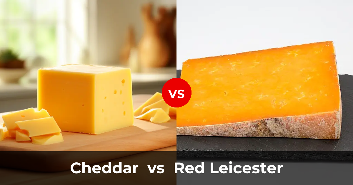 Cheddar Cheese vs Red Leicester Cheese: What's the Difference? | Taste ...