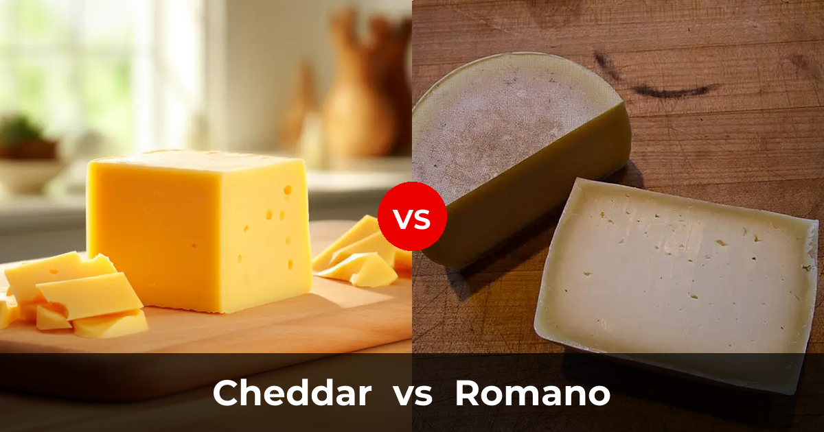 Cheddar Cheese vs Romano Cheese: What's the Difference? | Taste ...