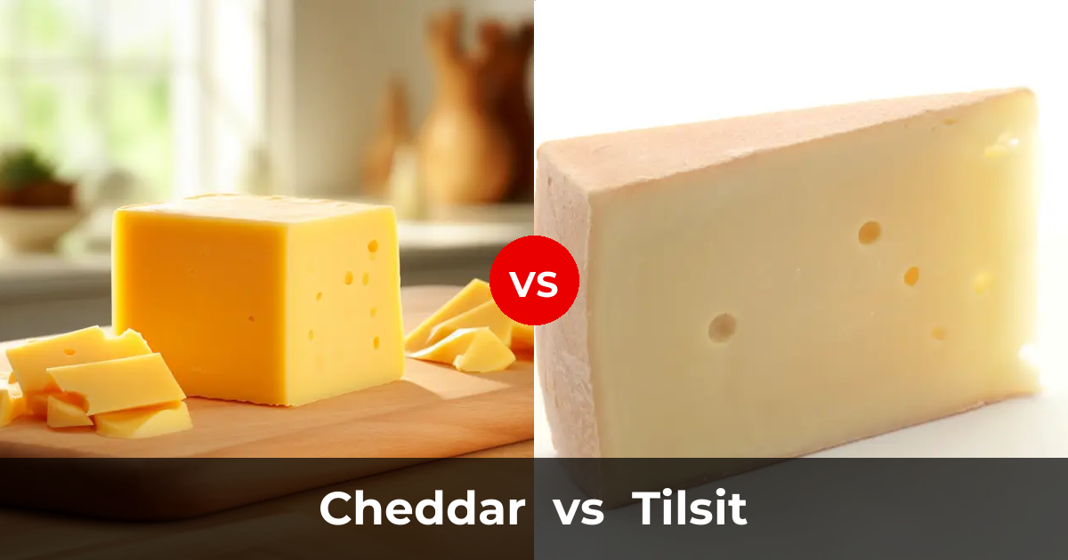 Cheddar Cheese vs Tilsit Cheese: What's the Difference? | Taste ...