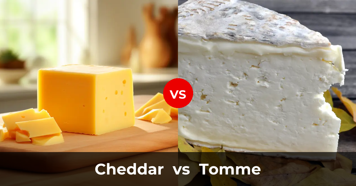Cheddar Cheese vs Tomme Cheese: What's the Difference? | Taste, Texture ...