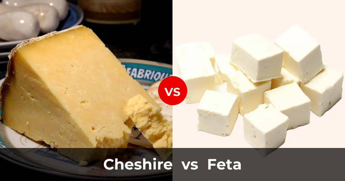 Cheshire Cheese vs Feta Cheese: What's the Difference? | Taste, Texture ...