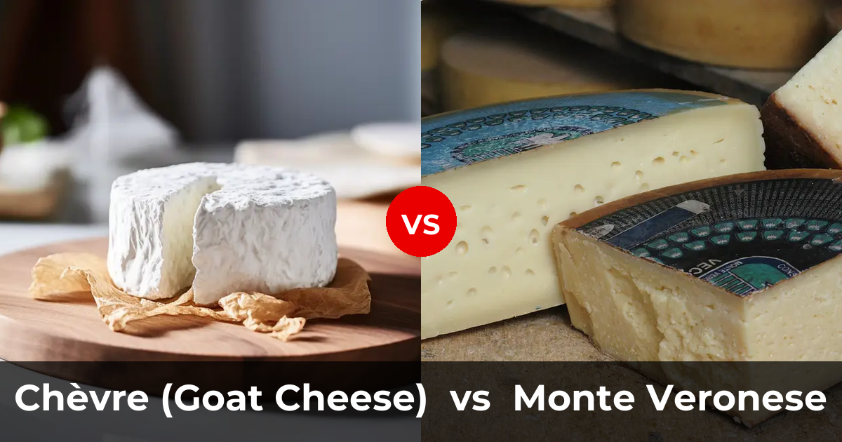 Chèvre (Goat Cheese) vs Monte Veronese Cheese: What's the Difference ...