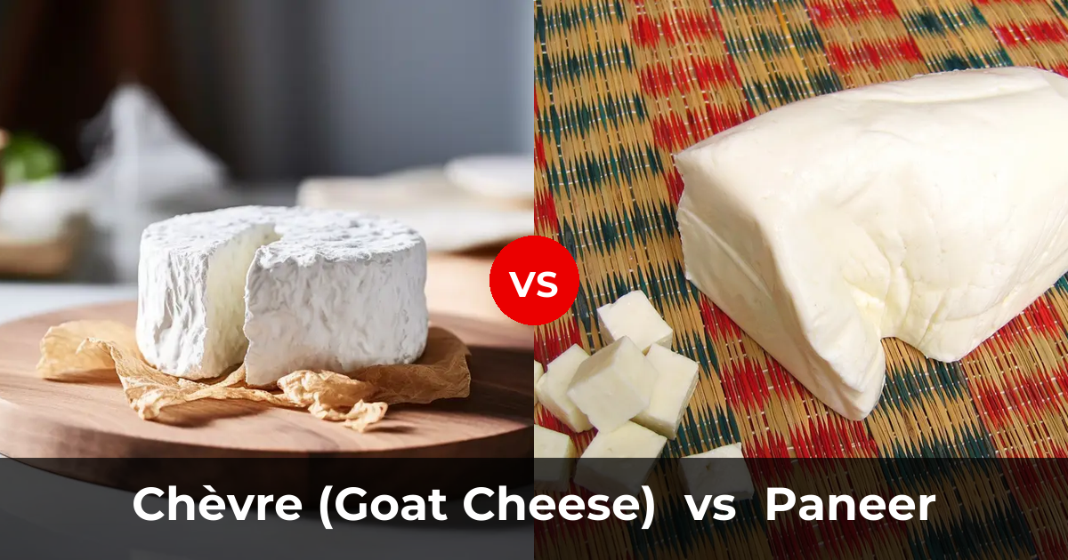 Chèvre (Goat Cheese) vs Paneer Cheese: What's the Difference? | Taste ...
