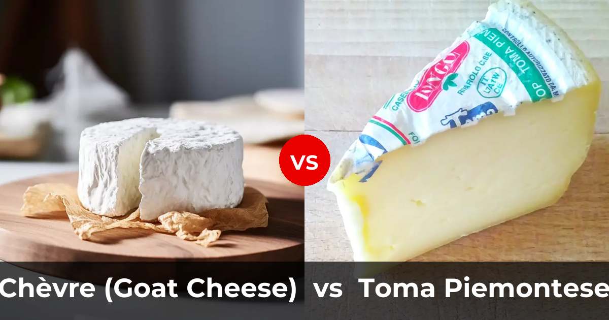 Chèvre (Goat Cheese) vs Toma Piemontese Cheese: What's the Difference ...