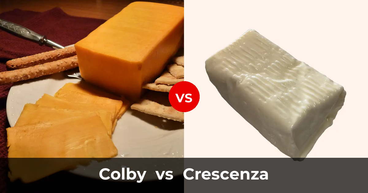 Colby vs Crescenza: What's the Difference? - AnyCheese
