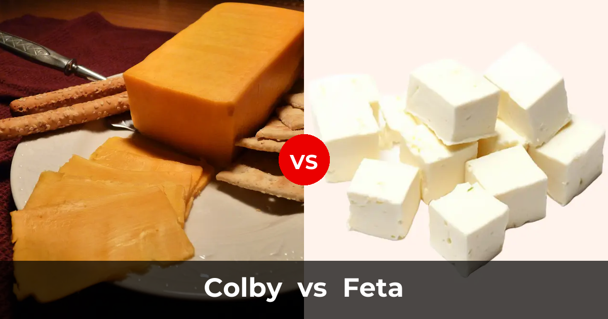 Colby vs Feta: What's the Difference? - AnyCheese
