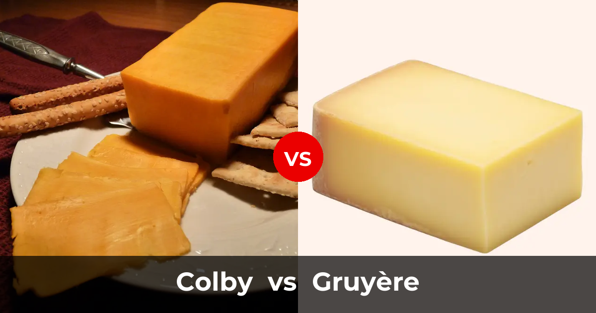 Colby vs Gruyère: What's the Difference? - AnyCheese