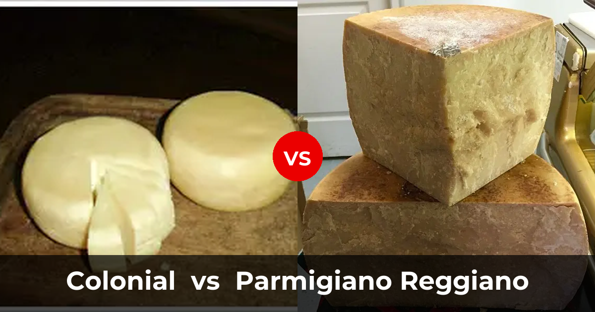 Colonial vs Parmigiano Reggiano: What's the Difference? - AnyCheese
