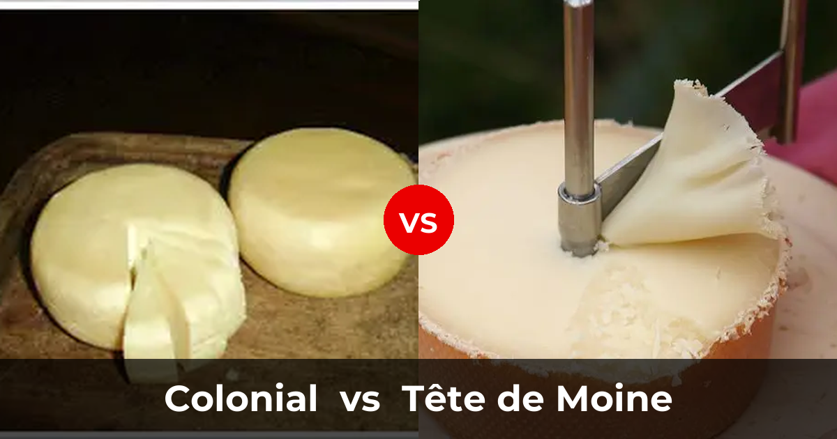 Colonial vs Tête de Moine: What's the Difference? - AnyCheese