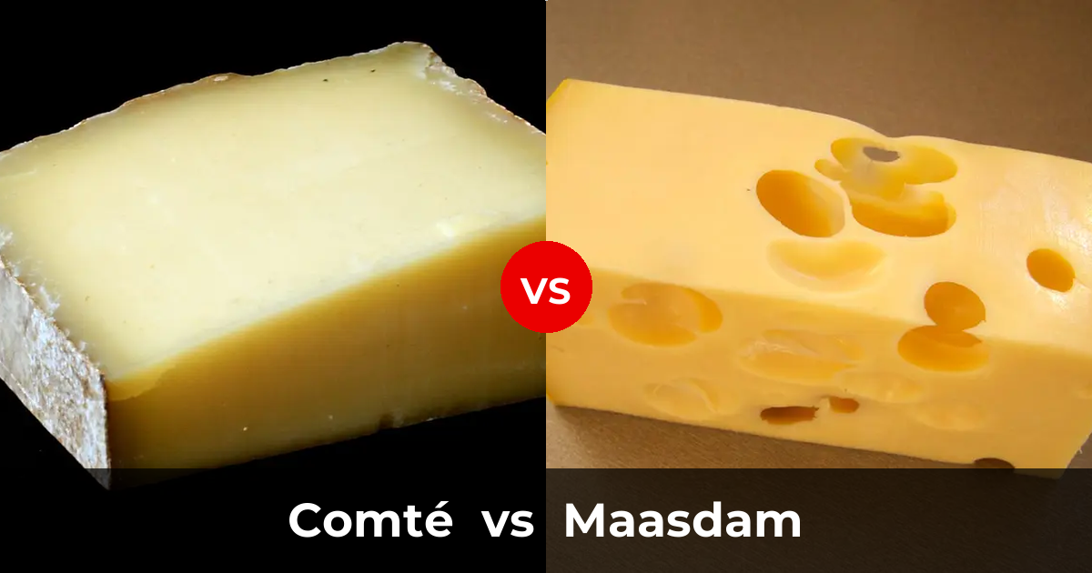 Comté Cheese vs Maasdam Cheese: What's the Difference? | Taste, Texture ...